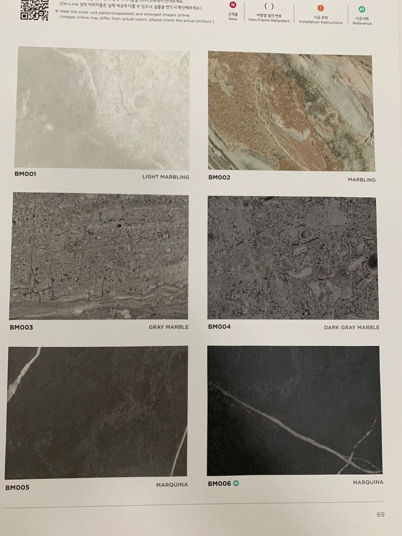 Korea Wallpaper sticker paste kitchen cabinet wardrobe table door ...