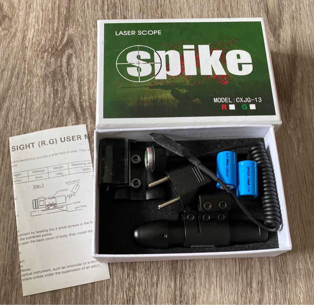 Laser scope spike Spike Adjustable Tactical Green Laser Sight /Laser ...