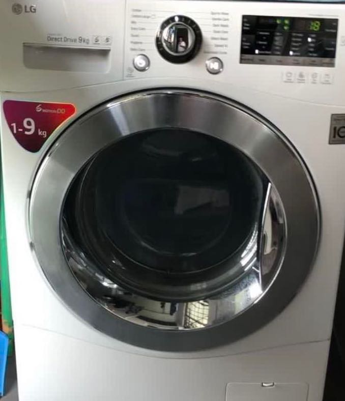 LG Direct Drive 9KG Front Load, TV & Home Appliances, Washing Machines ...