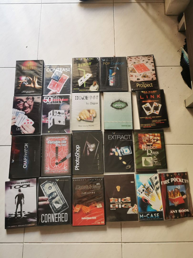 Magic kits and magic DVDs, Hobbies & Toys, Toys & Games on Carousell