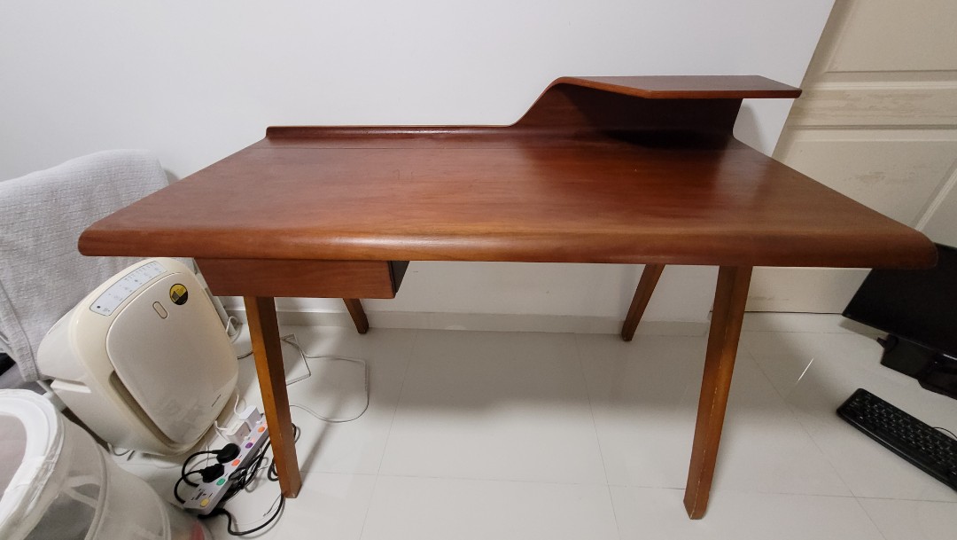 Mahogany Study Table, Furniture & Home Living, Furniture, Tables & Sets ...