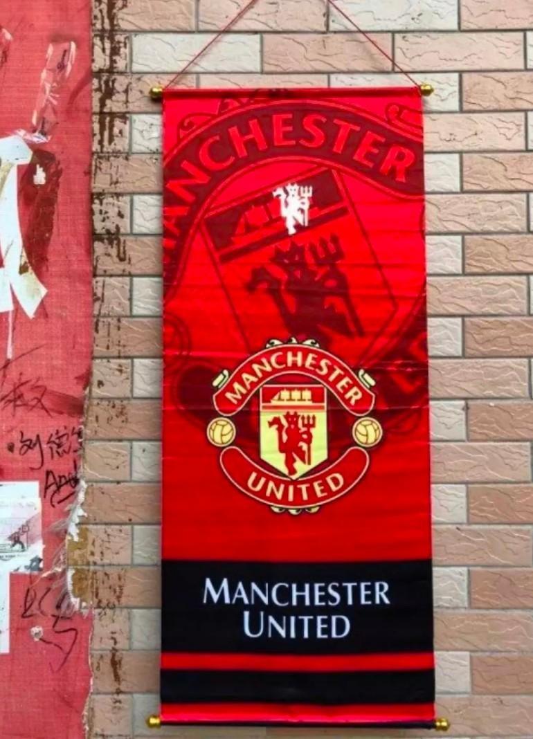 Manchester united banner, Furniture & Home Living, Home Decor, Wall ...