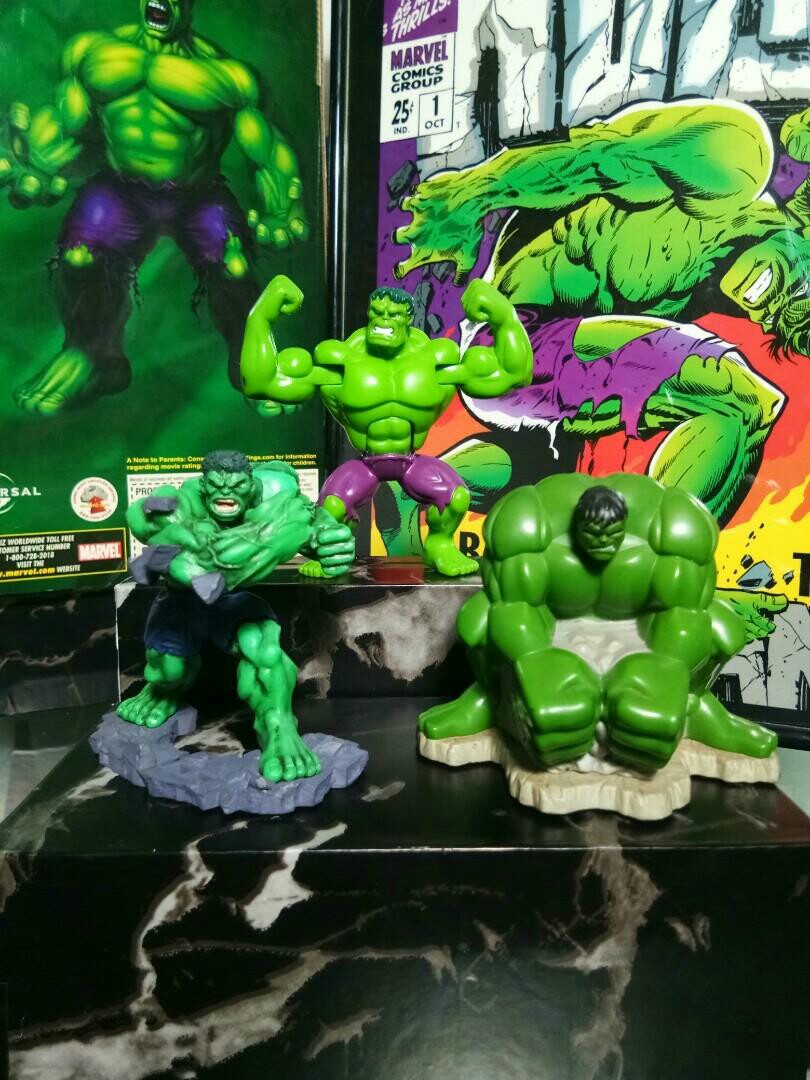 Marvel Mini Figures Incredible Hulk 3inch Figures, Hobbies & Toys, Toys ...