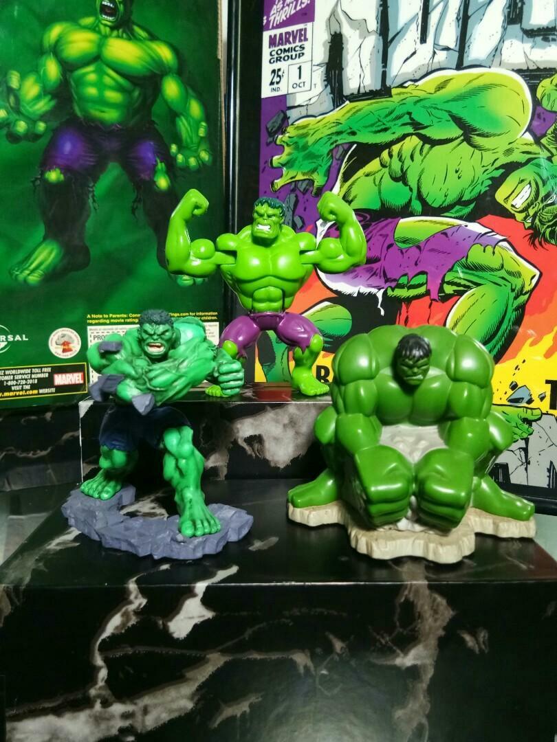 Marvel Mini Figures Incredible Hulk 3inch Figures, Hobbies & Toys, Toys ...