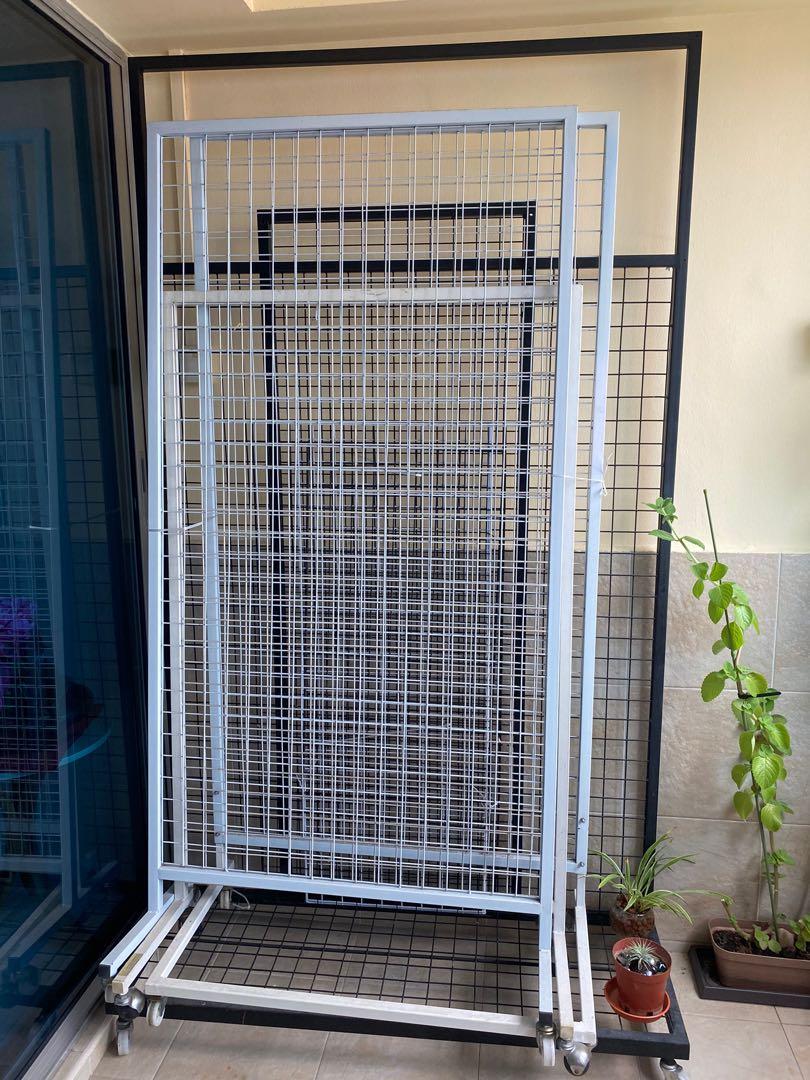 Metal Grid Display Racks, Furniture & Home Living, Furniture, Shelves ...