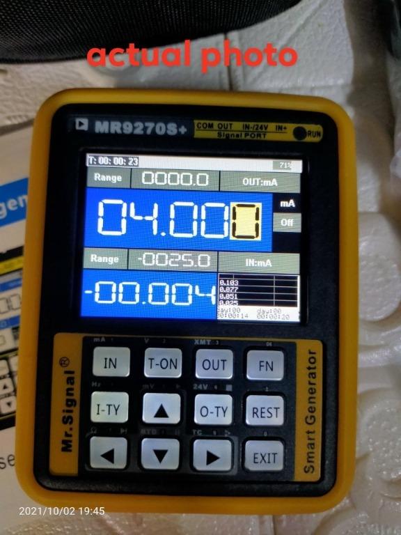 Mr. Signal MR9270S+ 4-20mA Generator Calibration Current Voltage ...