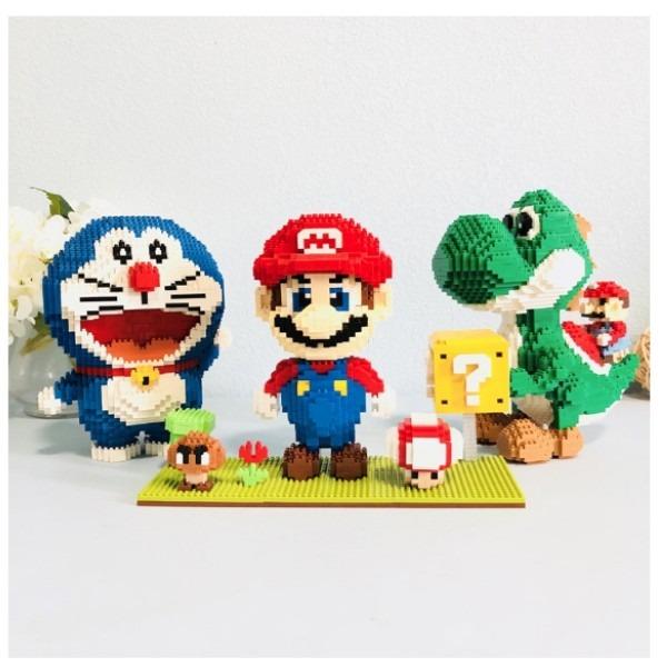 Nano Blocks Super Mario Bros Lego Building Blocks Yoshi Game Multiple ...