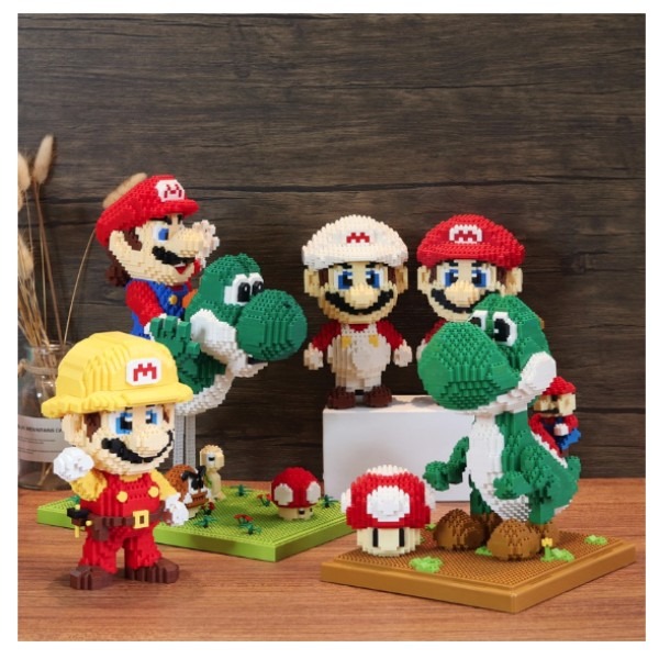 Nano Blocks Super Mario Brothers Micro Lego Building Bricks Educational ...