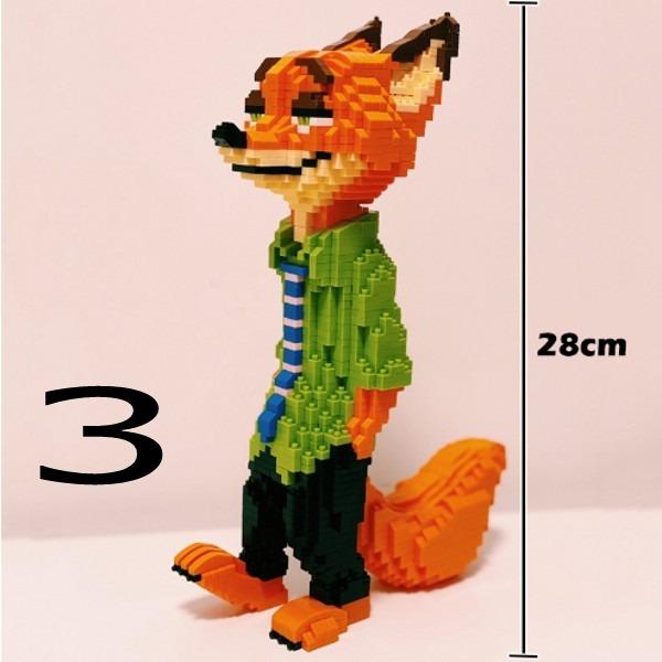 Nano blocks Zootopia Nick Judy Cute Rabbit Cartoon Disney Lego Diamond ...