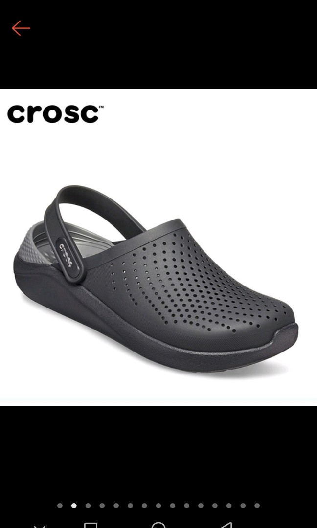 New Black Crocs, Men's Fashion, Footwear, Casual shoes on Carousell