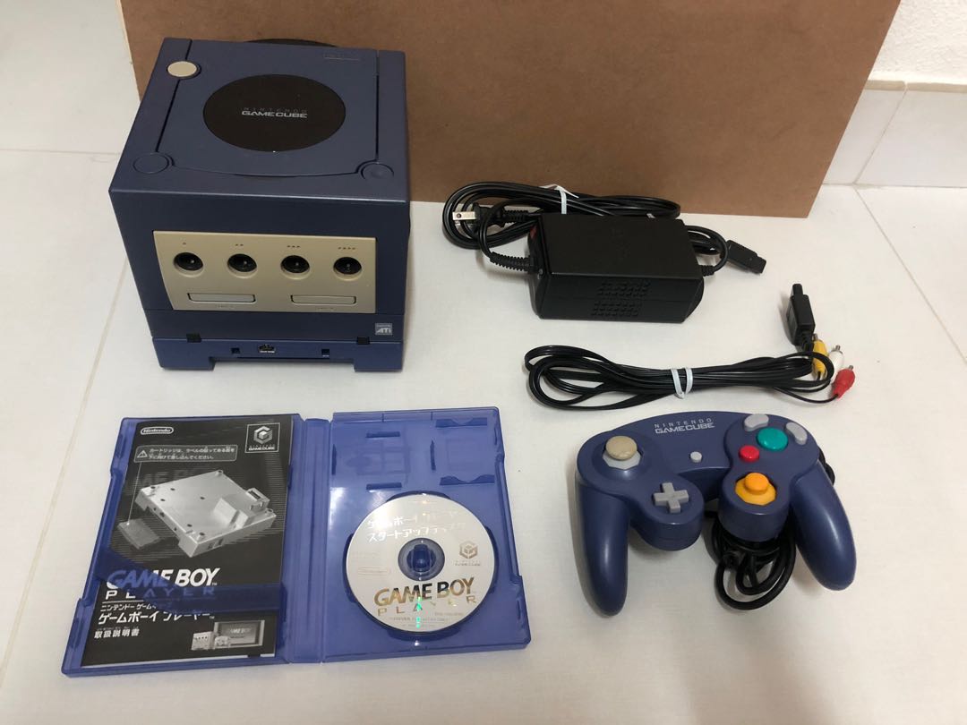 Nintendo GameCube with GBA Player, 電子遊戲, 電子遊戲機, Nintendo 任天堂 - Carousell