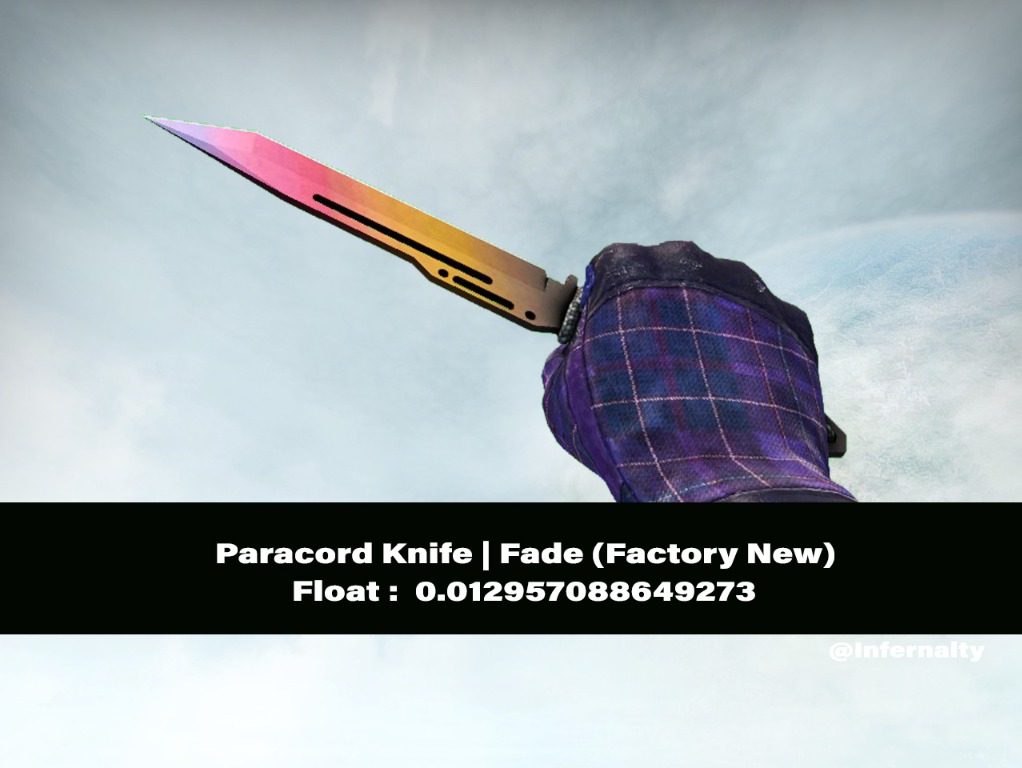 Paracord Knife Fade FN CSGO SKINS KNIVES, Video Gaming, Gaming Accessories, In-Game Products on ...