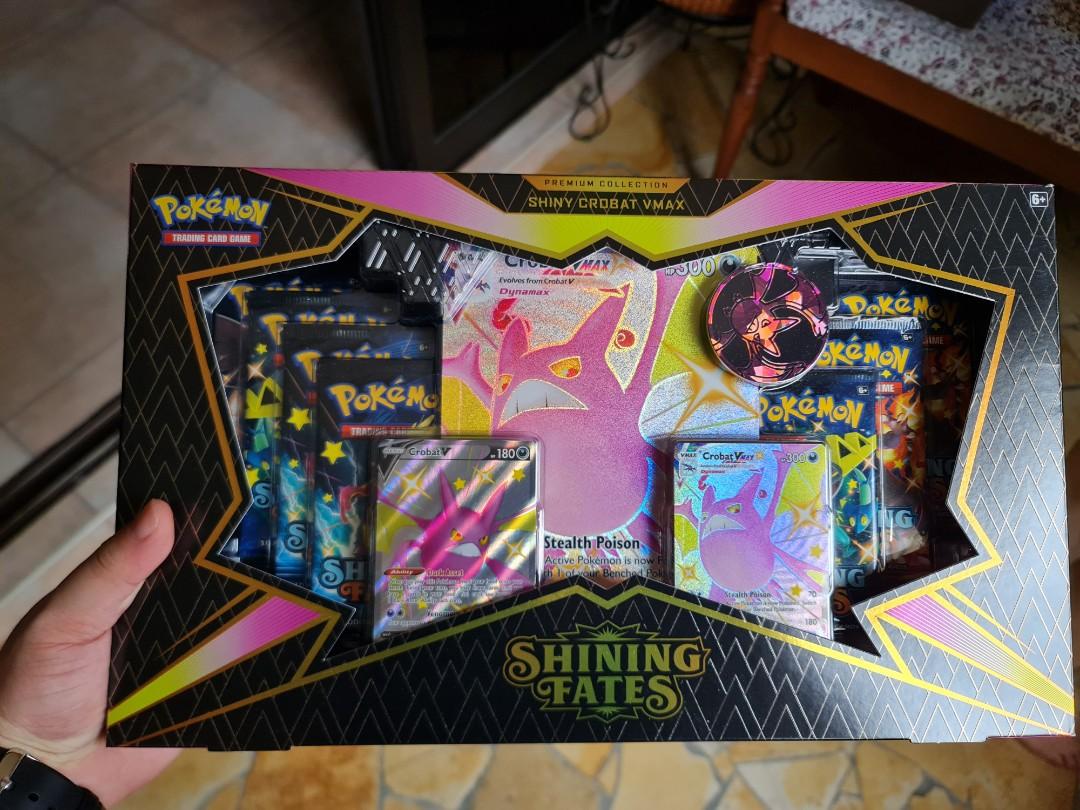 Shining Fates Crobat V/Crobat Vmax Box, Hobbies & Toys, Toys & Games on ...
