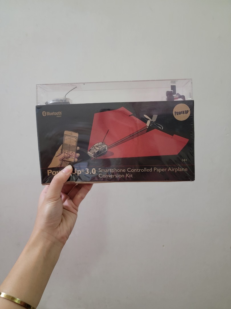 Smartphone Controlled Paper Airplane Conversion Kit PowerUp 3.0 藍芽遙控紙飛機 ...