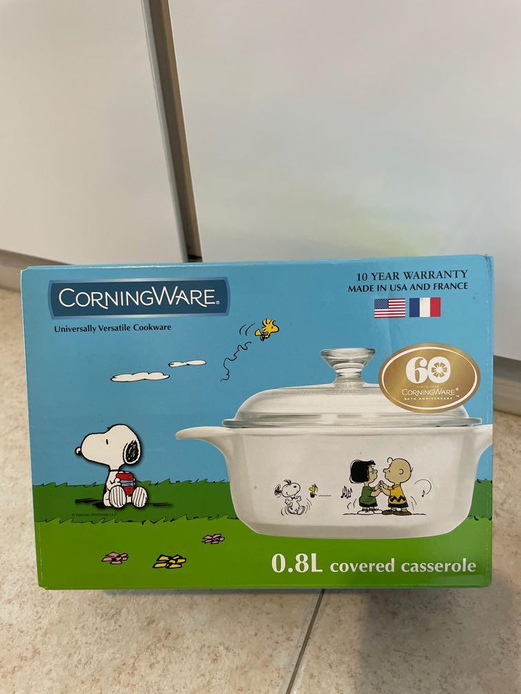 Snoopy Corning ware, Furniture & Home Living, Kitchenware & Tableware ...