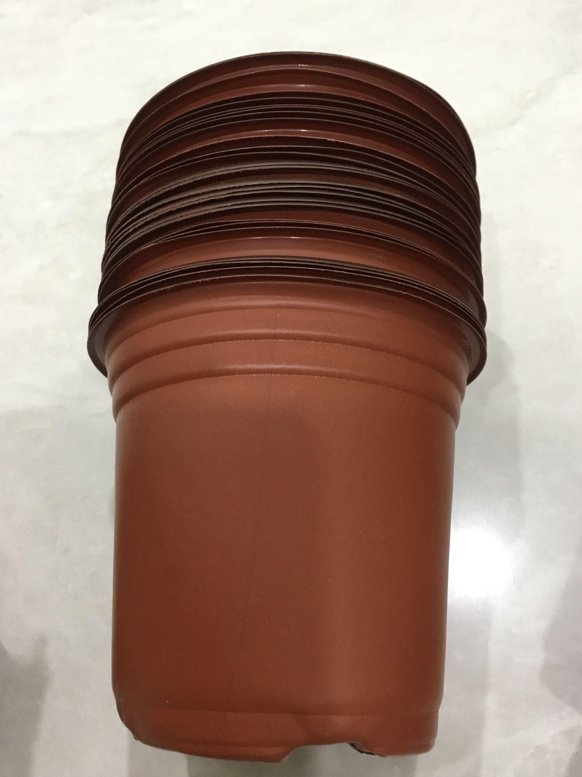 Stock Arrived! Flower Pot Flexible Plastic Plant Pots Green Potted ...