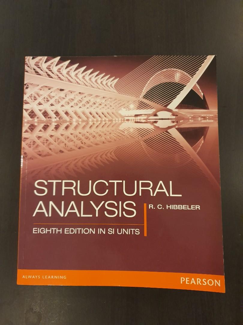 structural analysis by R C hibbeler, Hobbies & Toys, Books & Magazines ...