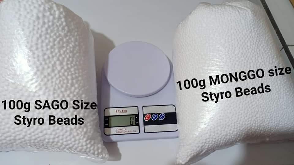 STYRO PELLETS / STYRO BEADS / BEAN BAG FILLER SAMPLE, Hobbies & Toys ...