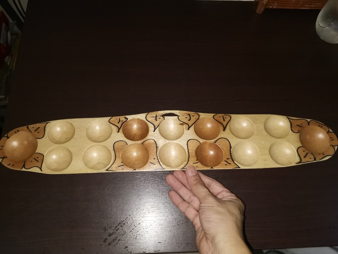 Sungka game with shells for kids and adults, Hobbies & Toys, Toys ...