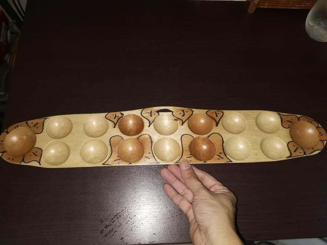 Sungka game with shells for kids and adults, Hobbies & Toys, Toys ...