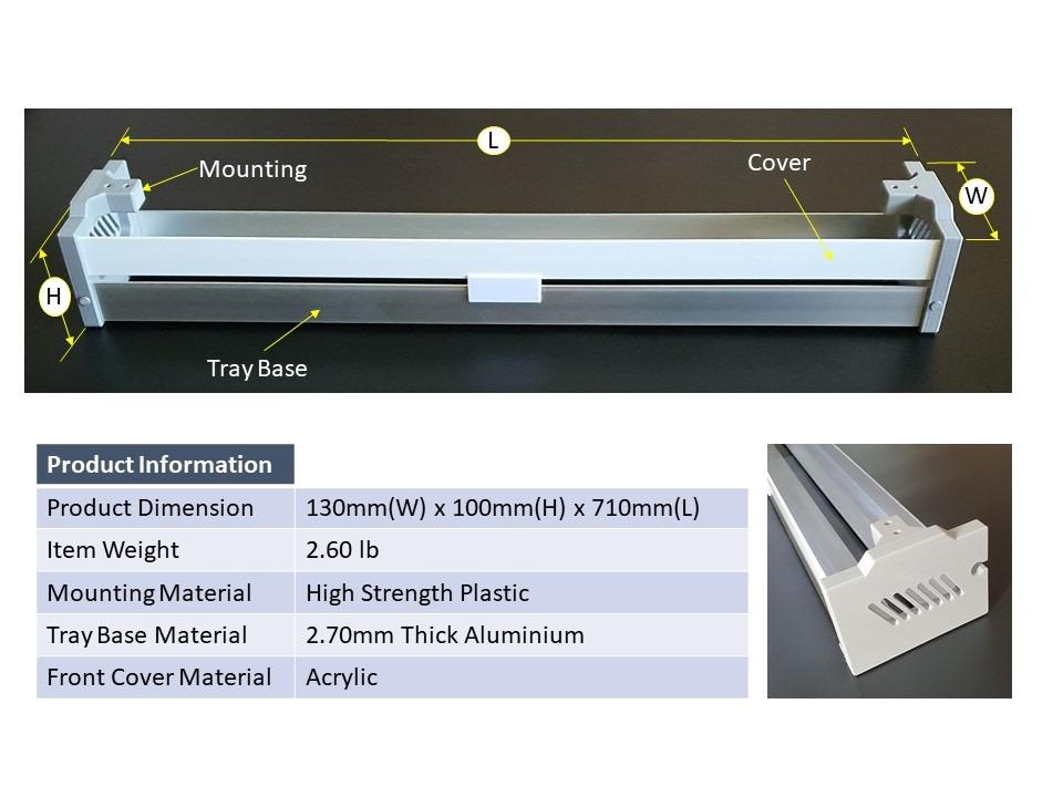 Table Cable Management Tray, Furniture & Home Living, Furniture, Tables ...