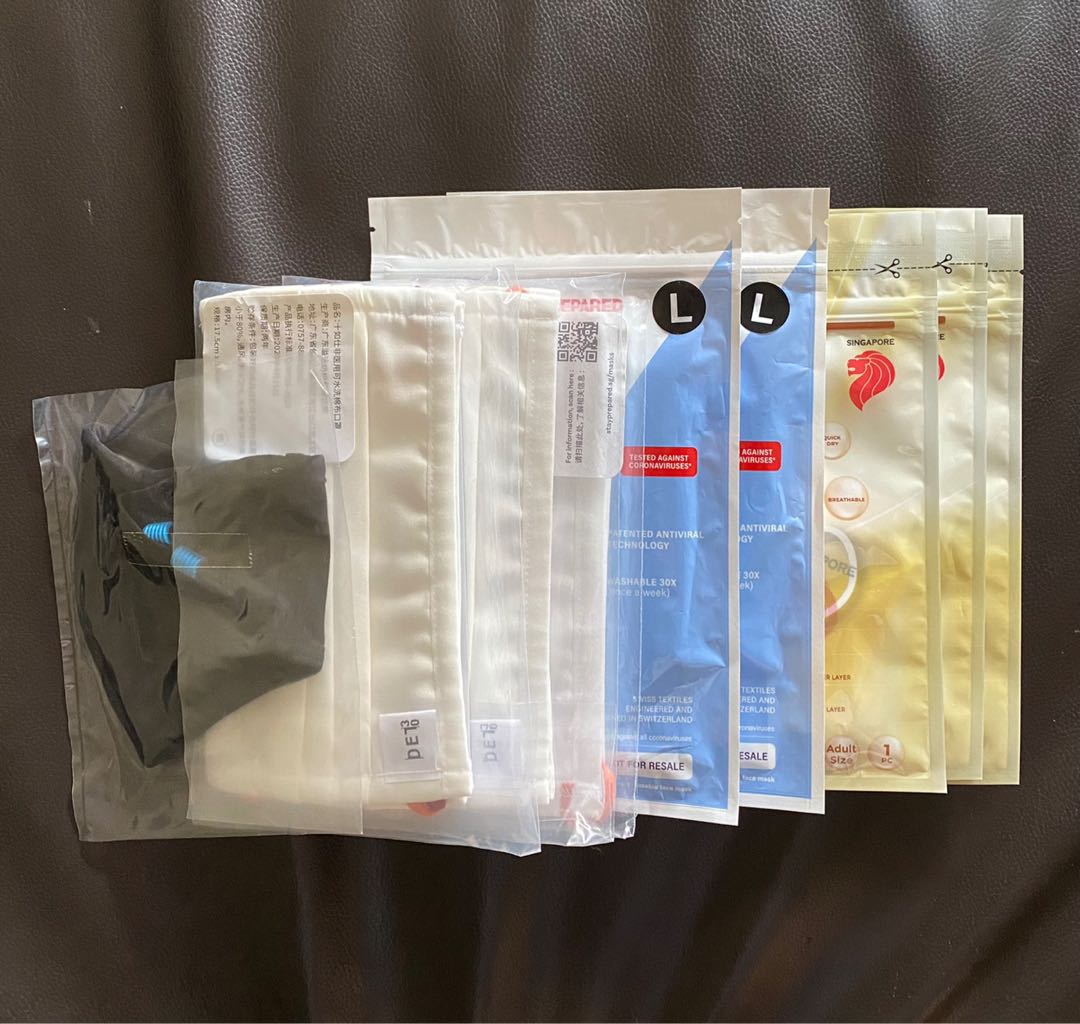 Temasek Foundation Fabric Masks, Health & Nutrition, Face Masks & Face ...