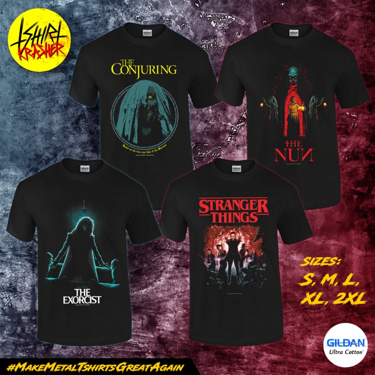 The Exorcist / The Conjuring / The Nun / Stranger Things - T-Shirt ...