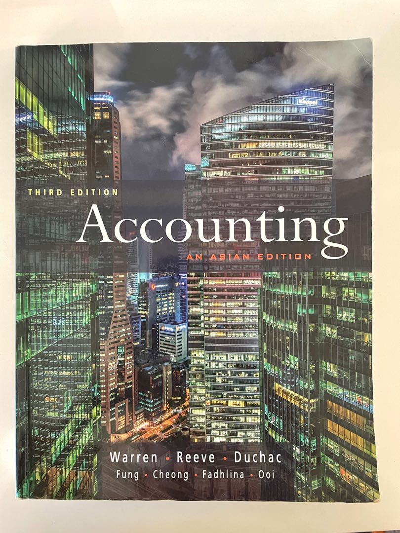 Third Edition Accounting Textbook, Hobbies & Toys, Books & Magazines ...