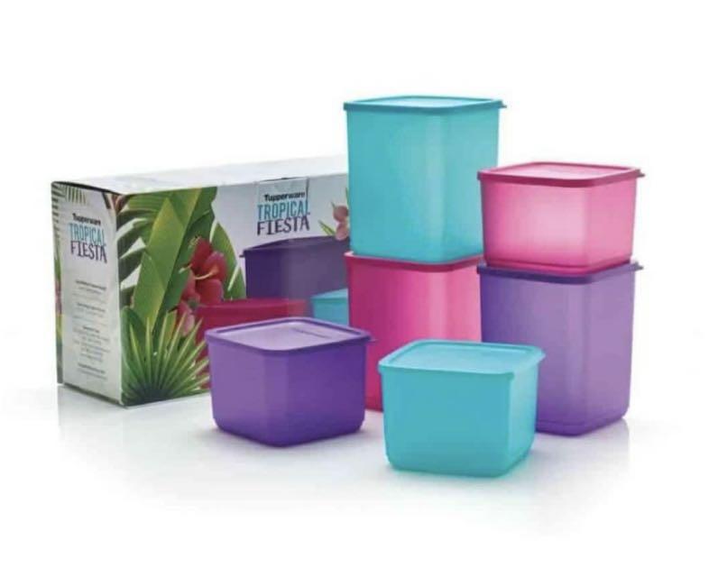 Tupperware Fiesta Set, Furniture & Home Living, Kitchenware & Tableware ...