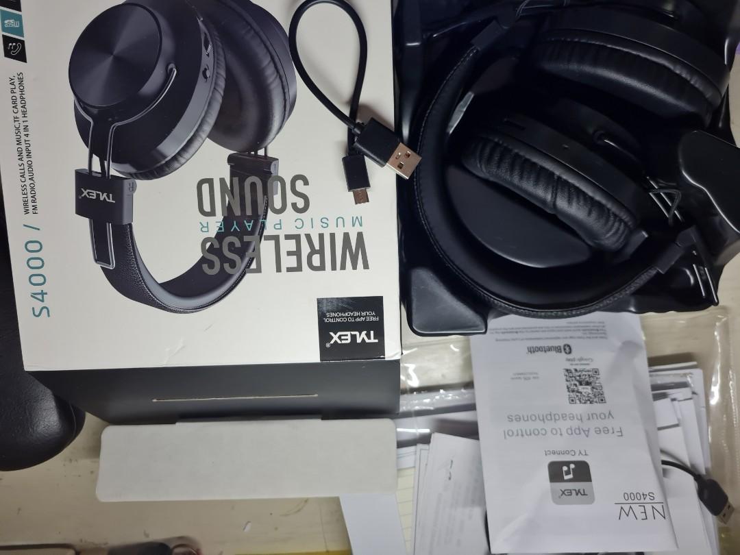 Tylex S4000 Bluetooth Headset with Noise Cancelling Mic, Audio ...