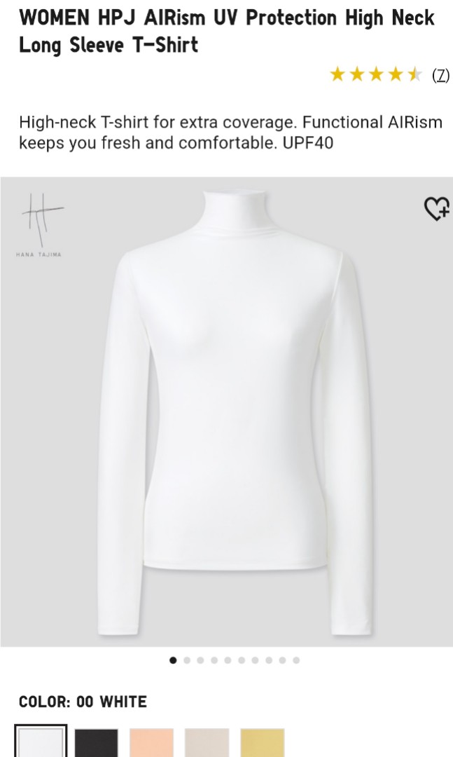 Uniqlo Airism Longsleeve Inner, Women's Fashion, Tops, Longsleeves on ...