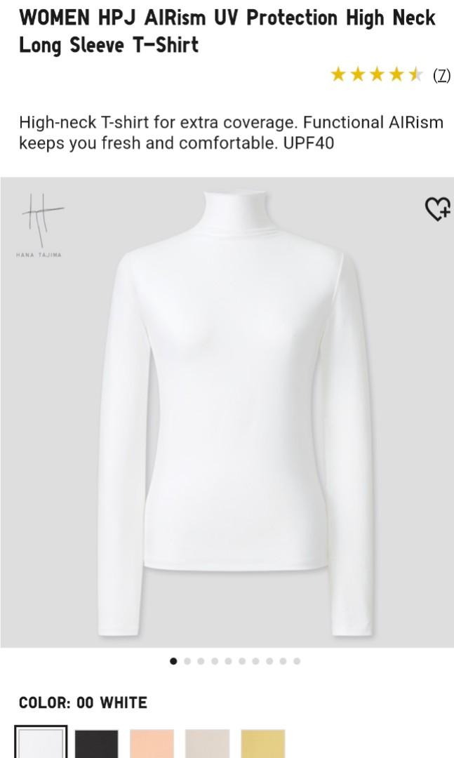 Uniqlo Airism Longsleeve Inner, Women's Fashion, Tops, Longsleeves on ...