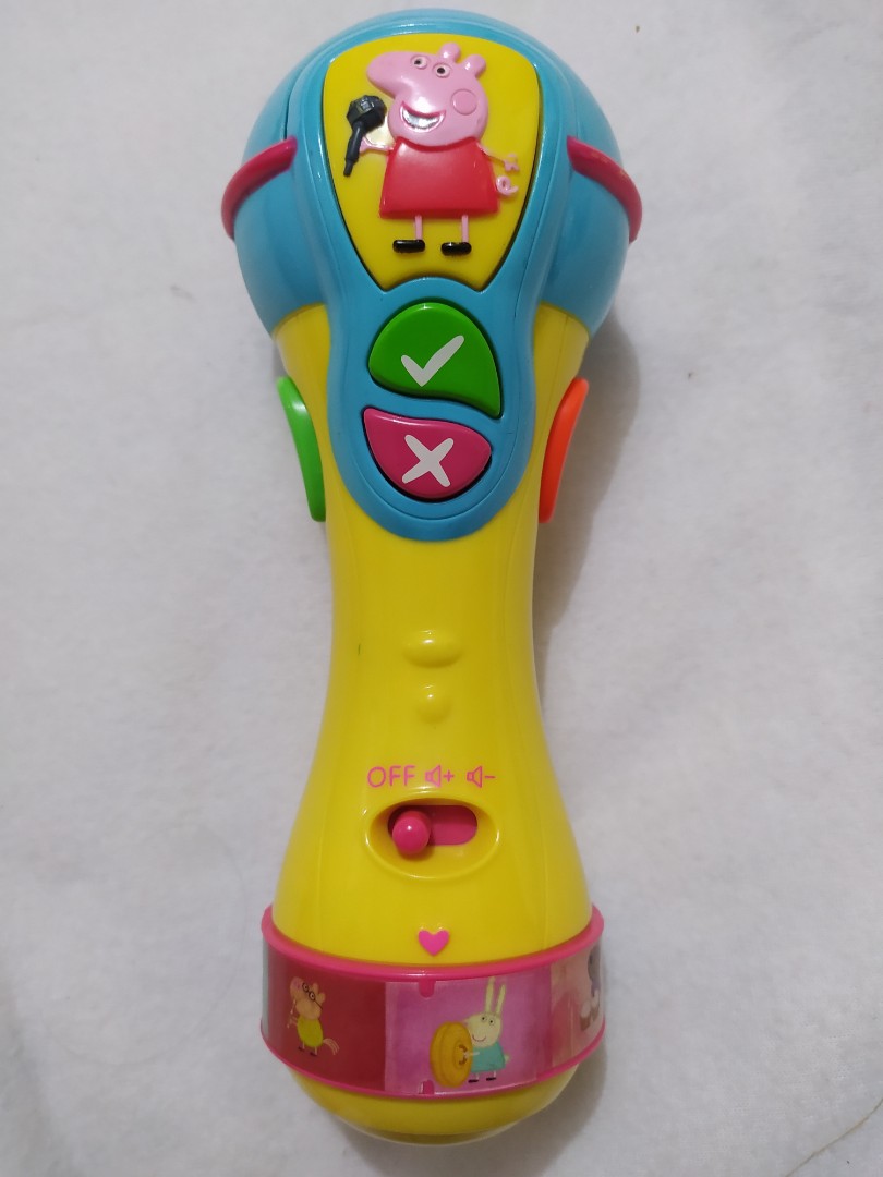 V-tech Peppa Pig musical microphone, Hobbies & Toys, Toys & Games on ...