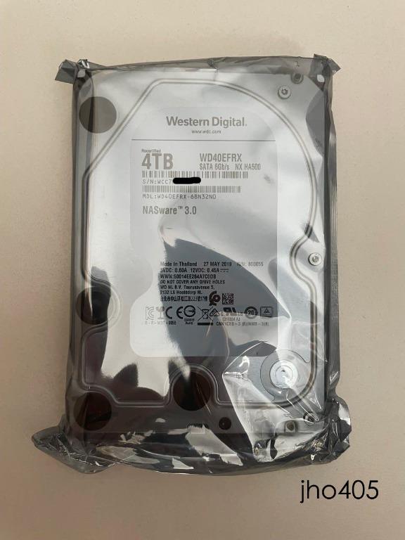 Western Digital HDD 4TB 未開封 WD40EFRX-