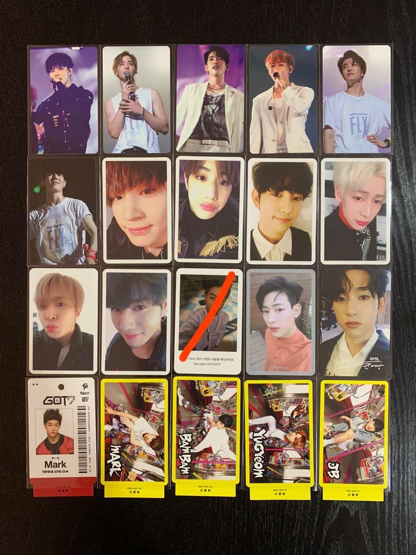got7 identify photocards