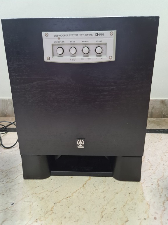 YAMAHA YST SW215 Powerful Active Subwoofer, Audio, Soundbars, Speakers ...