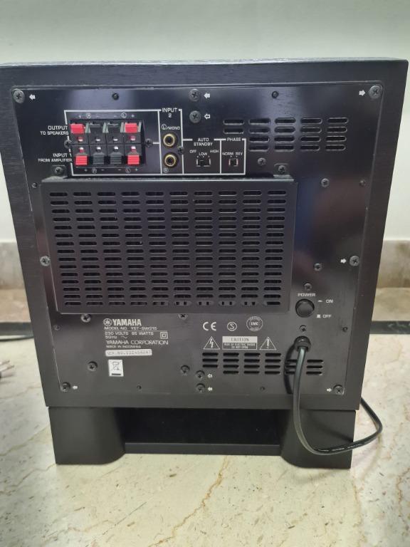 YAMAHA YST SW215 Powerful Active Subwoofer, Audio, Soundbars, Speakers ...