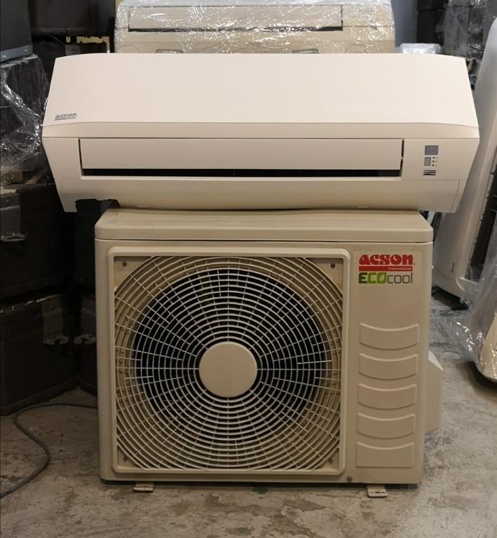 1.0HP Acson Wall Mounted Type Used Aircond AC2596 / Non-inverter ...