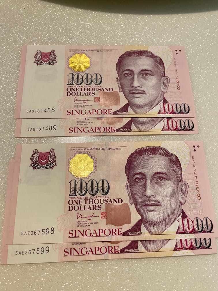 $1k notes, Hobbies & Toys, Memorabilia & Collectibles, Currency on ...