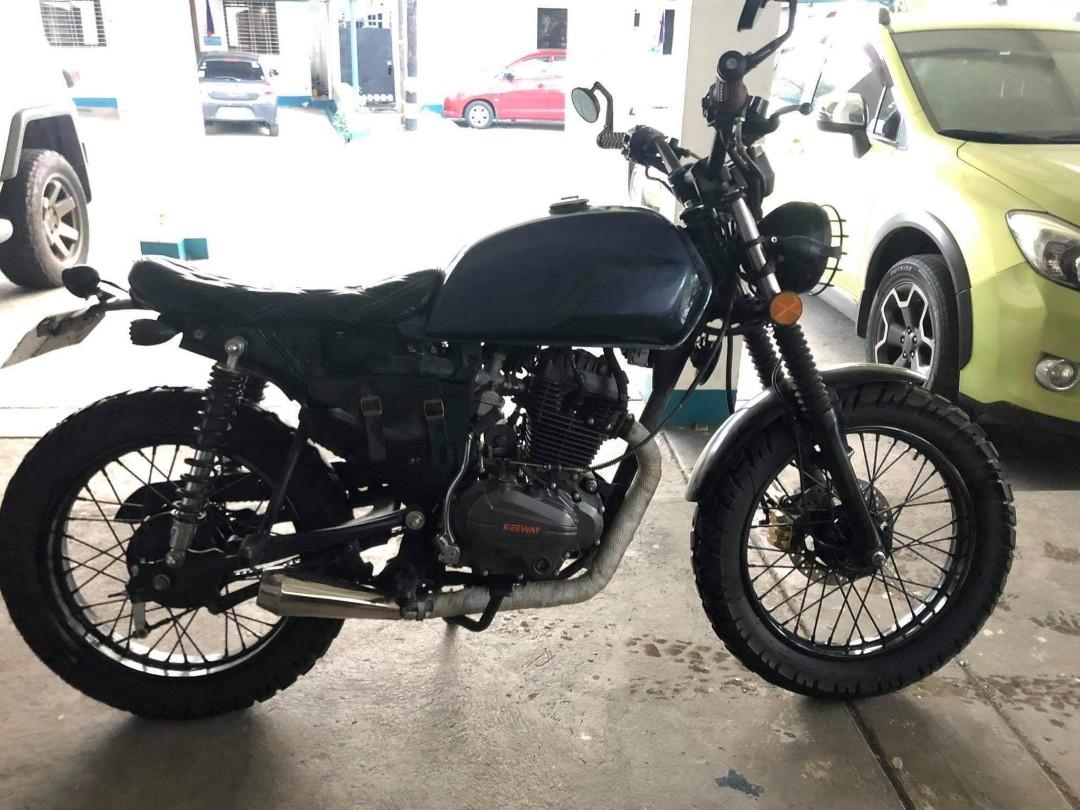 2018 keeway cafe racer 155, Motorbikes, Motorbikes for Sale on Carousell