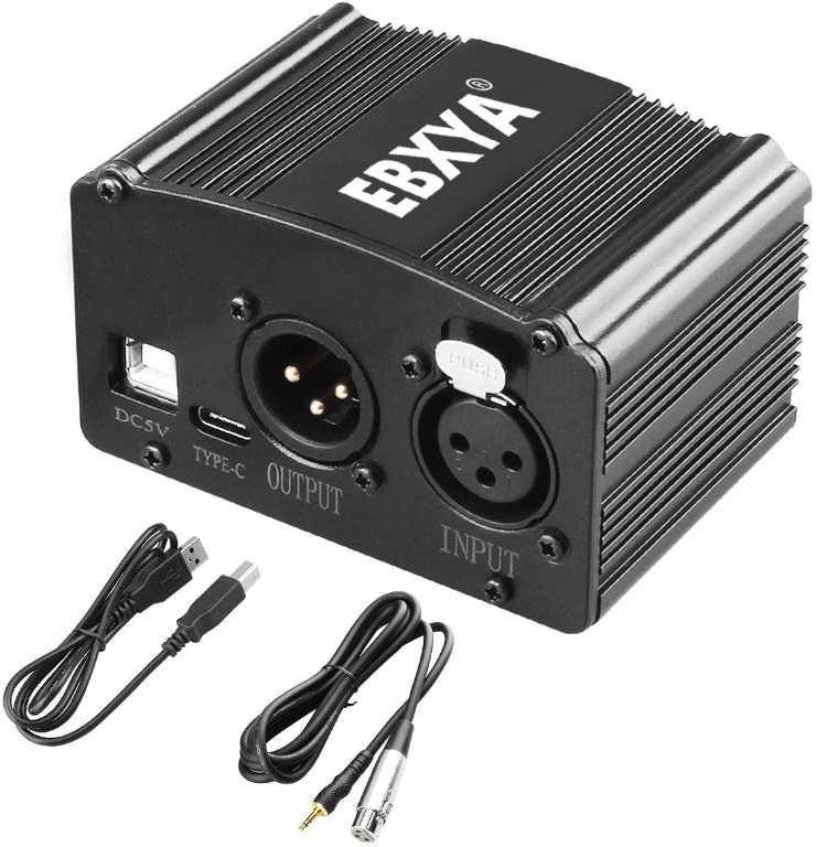 48V Phantom Power Supply, EBXYA Microphone Phantom Power Supplies for ...