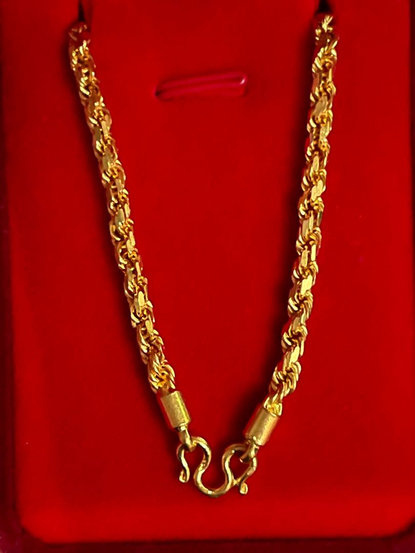 999 pure gold chain, Women's Fashion, Jewelry & Organisers, Necklaces ...