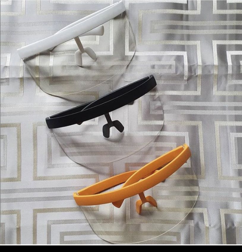 Acrylic half face shield, Health & Nutrition, Face Masks & Face Shields ...