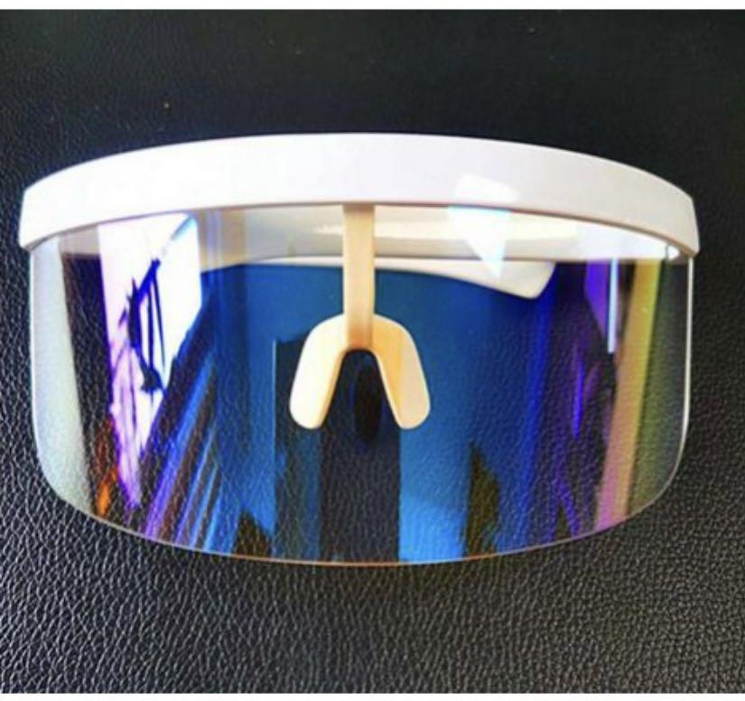 Acrylic half face shield, Health & Nutrition, Face Masks & Face Shields ...