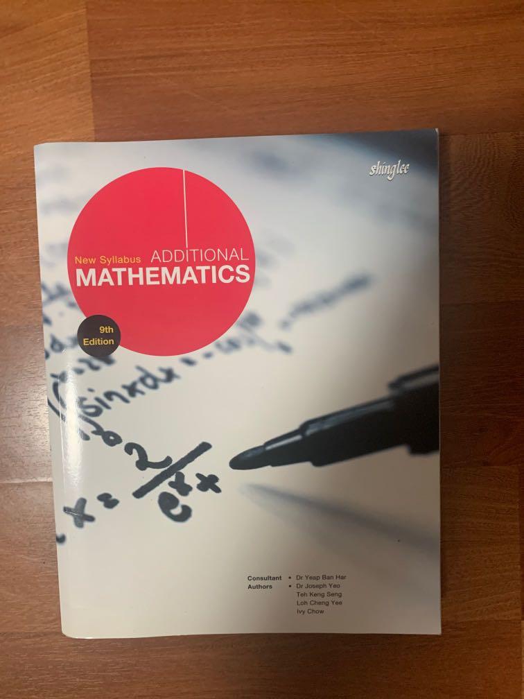 Additional Mathematics Textbook, Hobbies & Toys, Books & Magazines ...