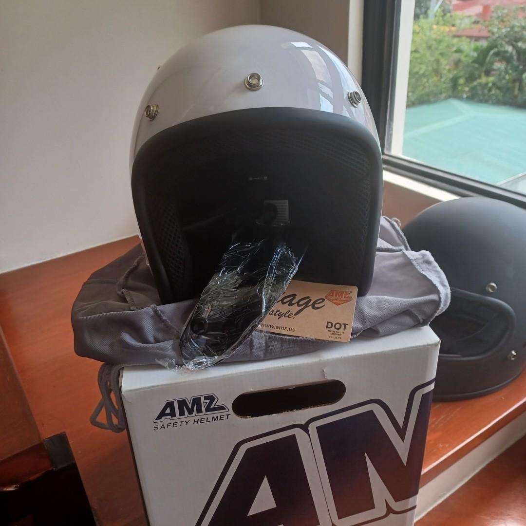 AMz Helmet, Men's Fashion, Watches & Accessories, Caps & Hats on Carousell