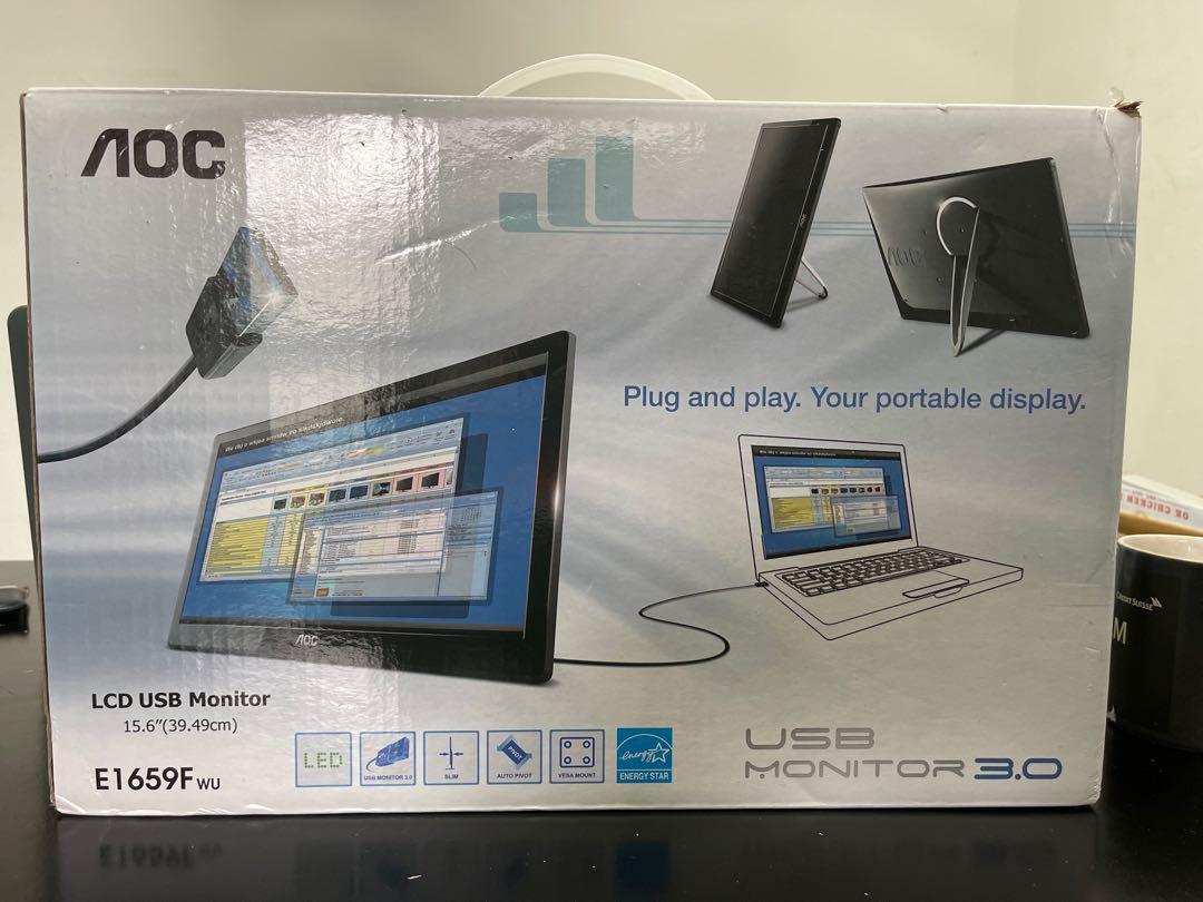 Aoc Portable Monitor Computers And Tech Parts And Accessories Monitor Screens On Carousell