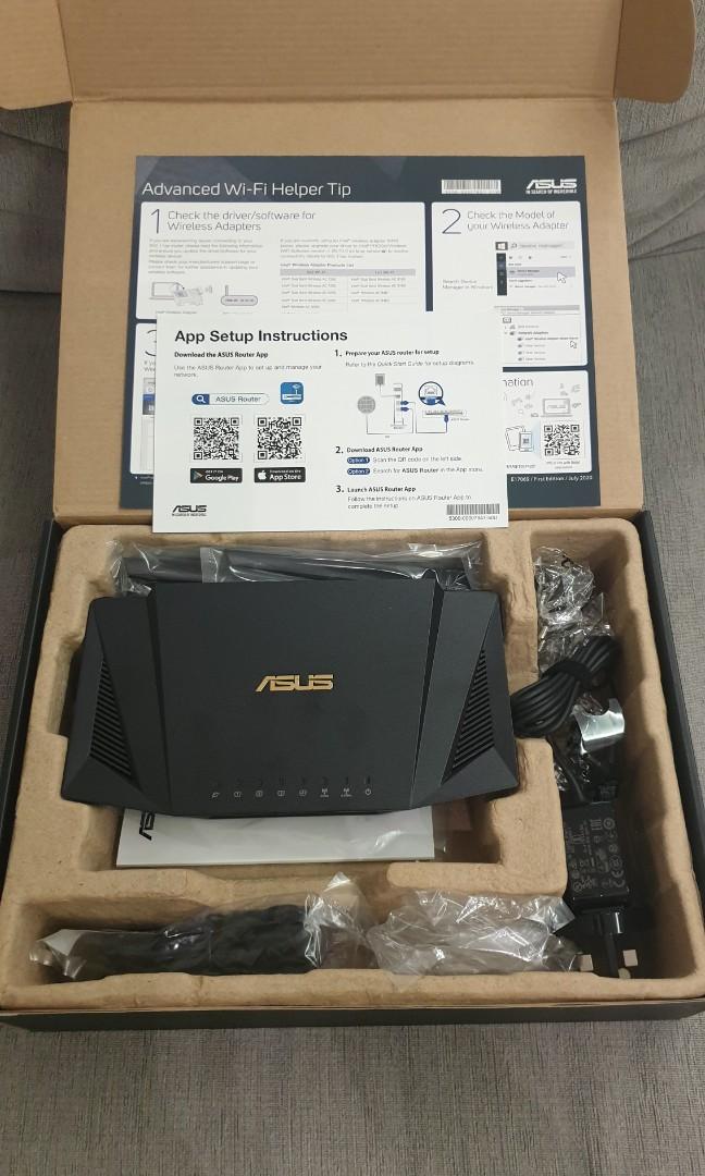 Asus RT-AX58U WiFi 6 Router, Computers & Tech, Parts & Accessories ...