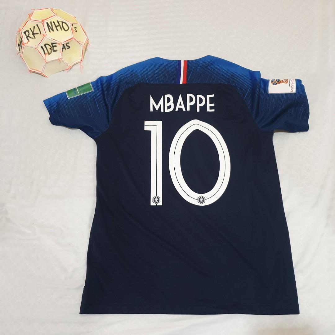 Authentic France FC kit MBAPPE, Men's Fashion, Tops & Sets, Tshirts ...