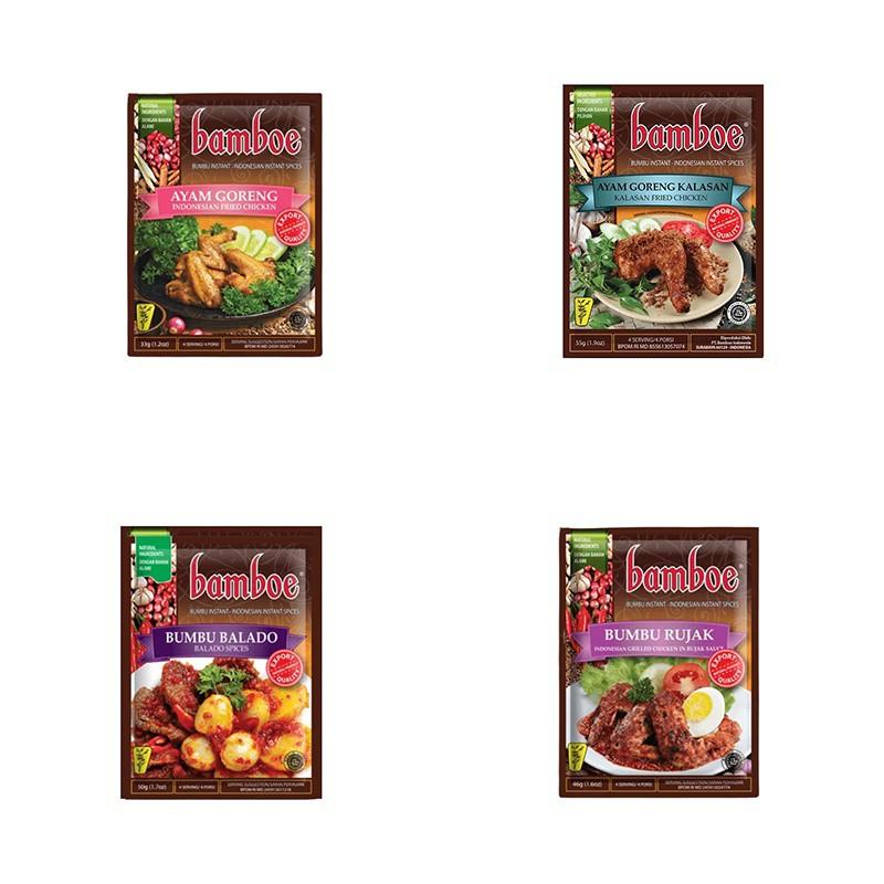 BAMBOE Indonesia Instant Seasoning Flour Export, Food & Drinks, Spice ...